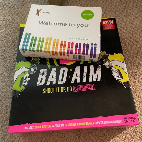 Accessories | Bad Aim Game And 23andme Kit | Poshmark